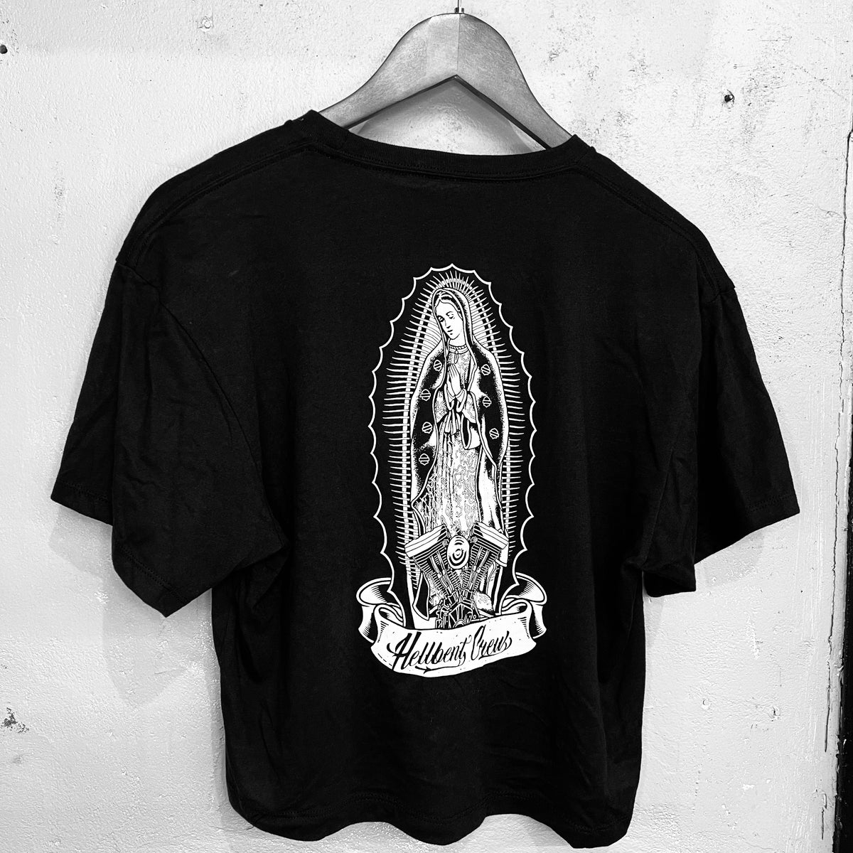 Our Lady Evo - Crop Top – Hellbent Crew