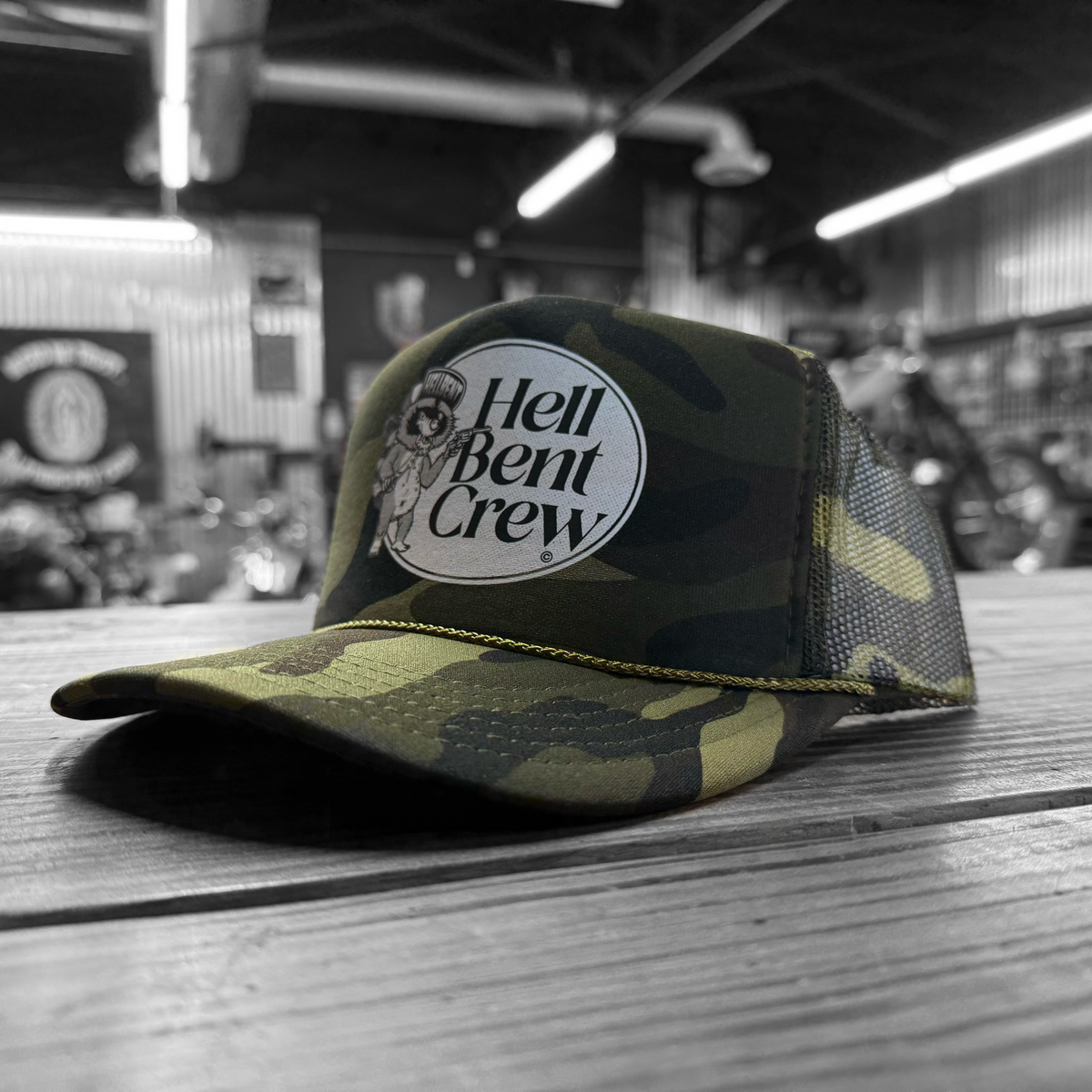 Trash Panda Pro Shops - Green Camo – Hellbent Crew